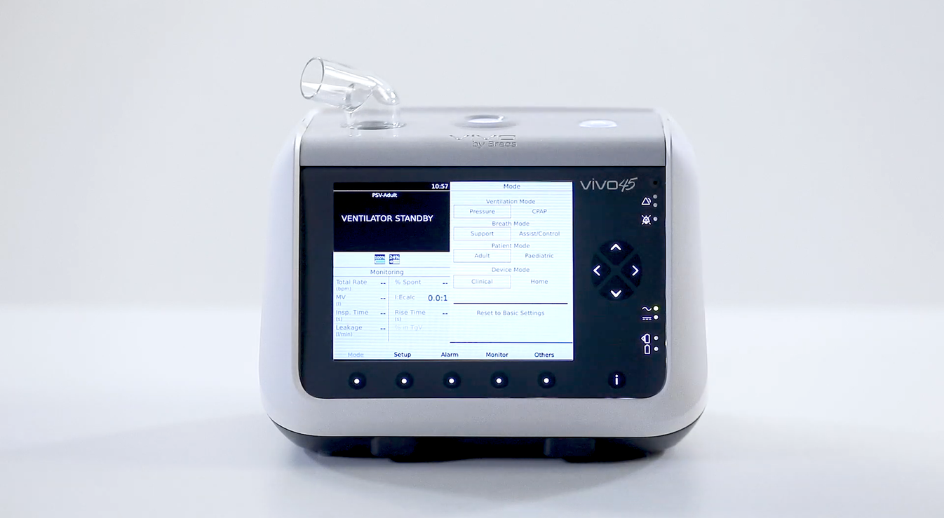 Breas Vivo 45LS Ventilator – WestPrimeHealthcare.com